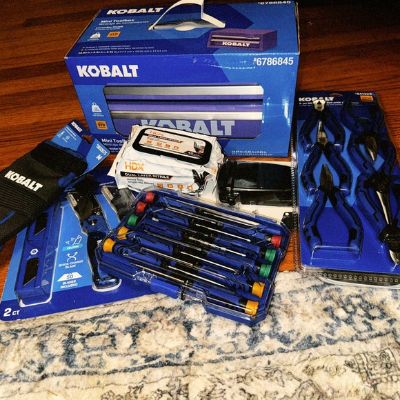 Kobalt | Other | Kobalt Tool Set With Blue And Black Accents | Poshmark